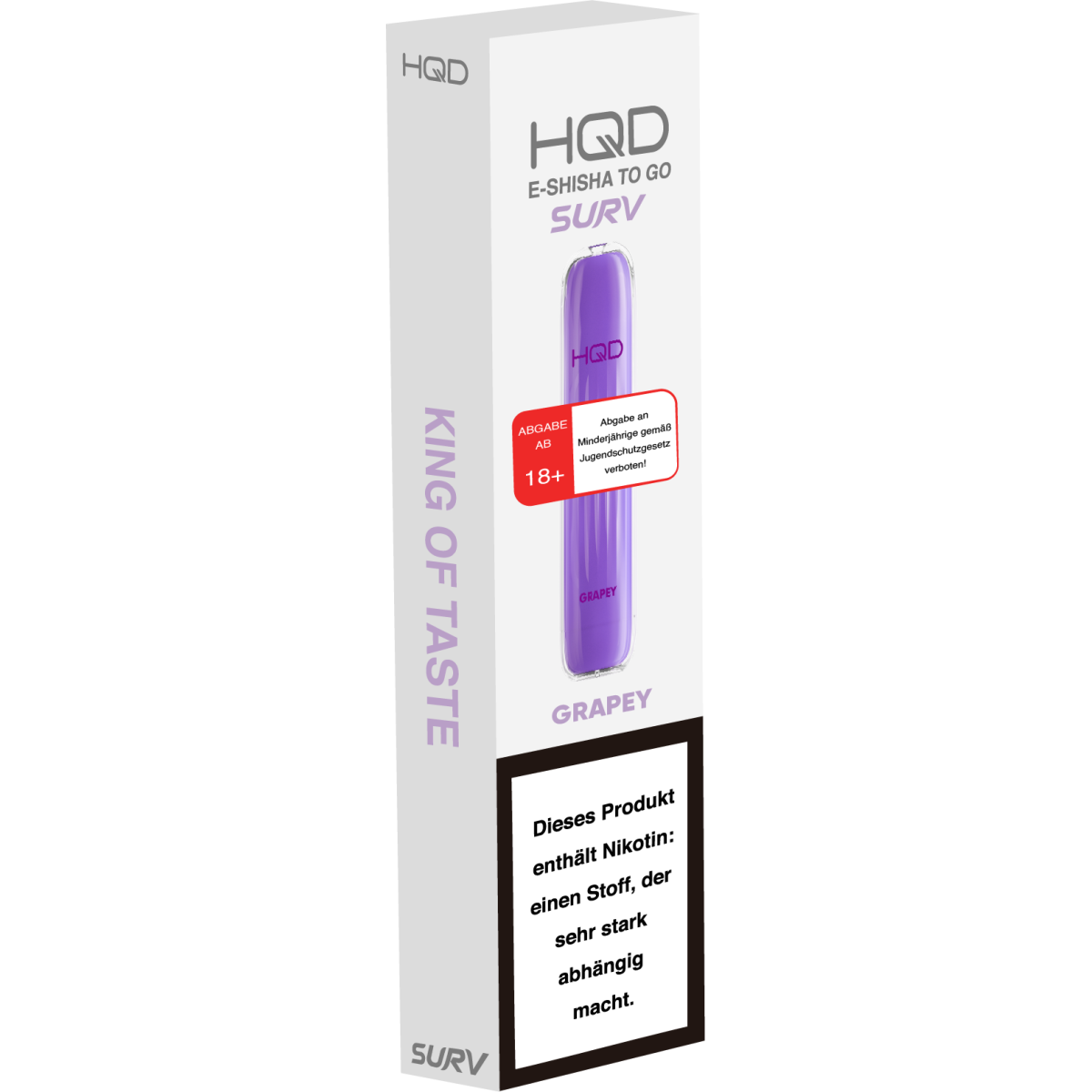 HQD Surv Grapey Vape 18mg | Online kaufen für 6,00€!