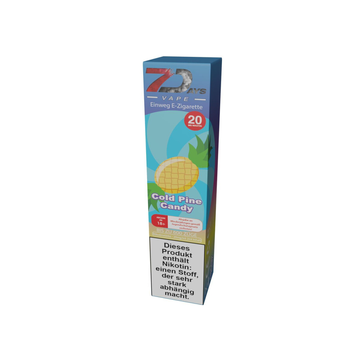 7Days Vape - Cold Pine Candy 20mg bestellen | PARADISE-SHISHA.DE 4,90