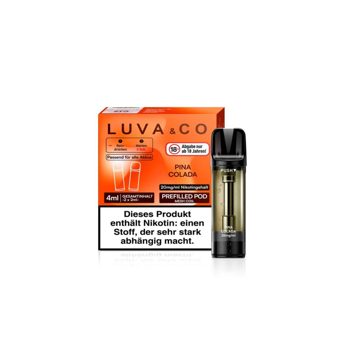 Pina Colada Luva & Co Pods 20mg | Jetzt online kaufen